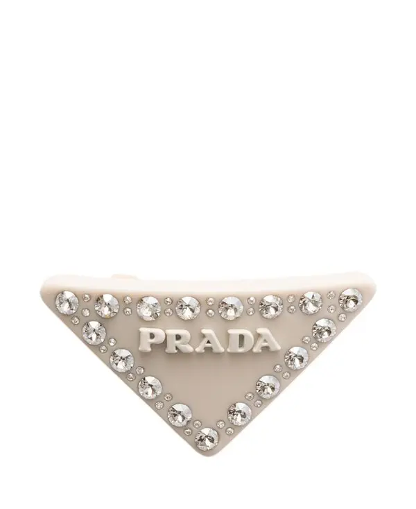 Prada Plexiglass Hair Clip - Neutral
