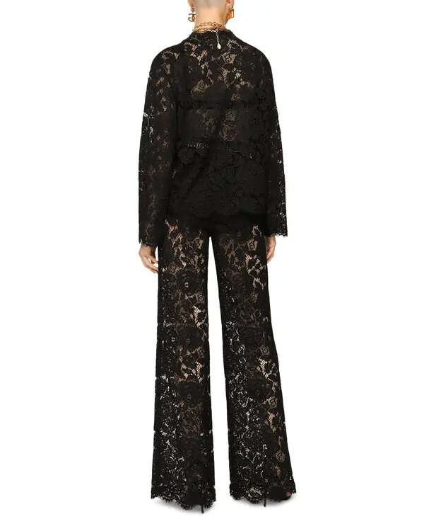 Dolce & Gabbana Single-breasted Lace Jacket