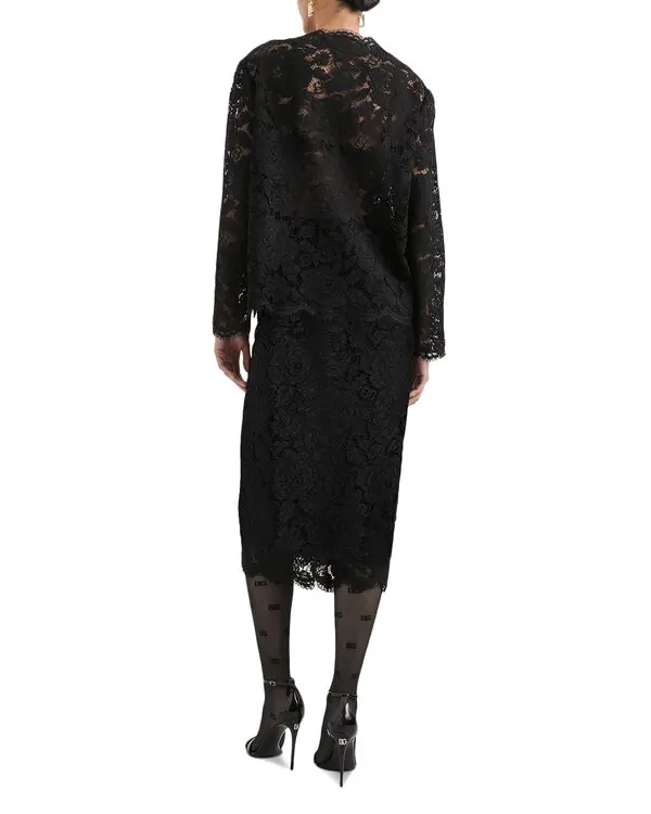 Dolce & Gabbana Single-breasted Lace Jacket