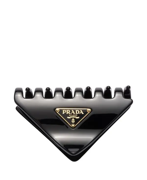 Prada Plexiglas Claw Clip - Black