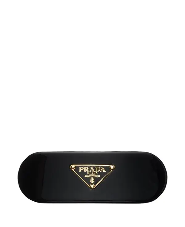 Prada Plexiglas Hair Clip - Black