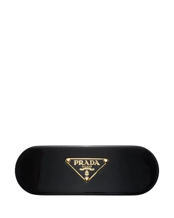 Prada Plexiglas Hair Clip - Black
