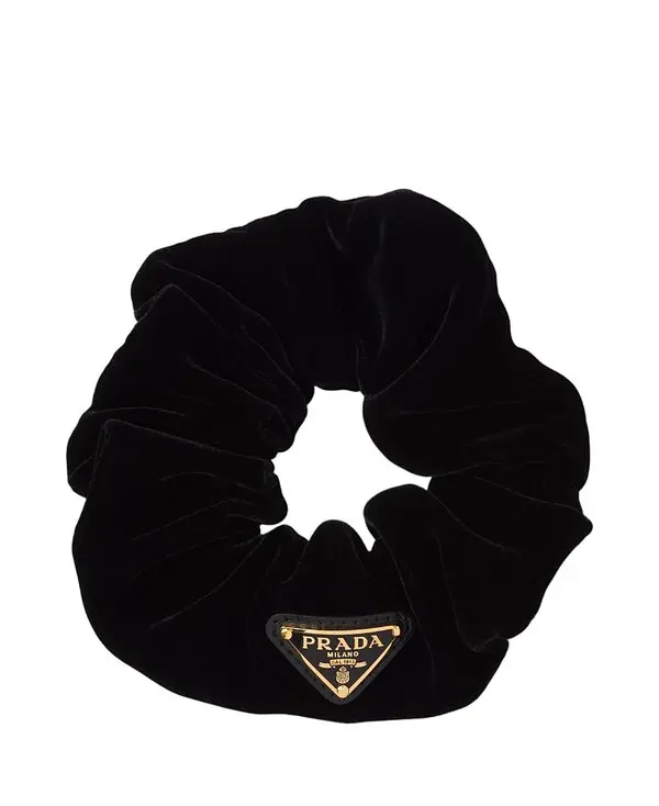Prada Velvet Scrunchie - Black