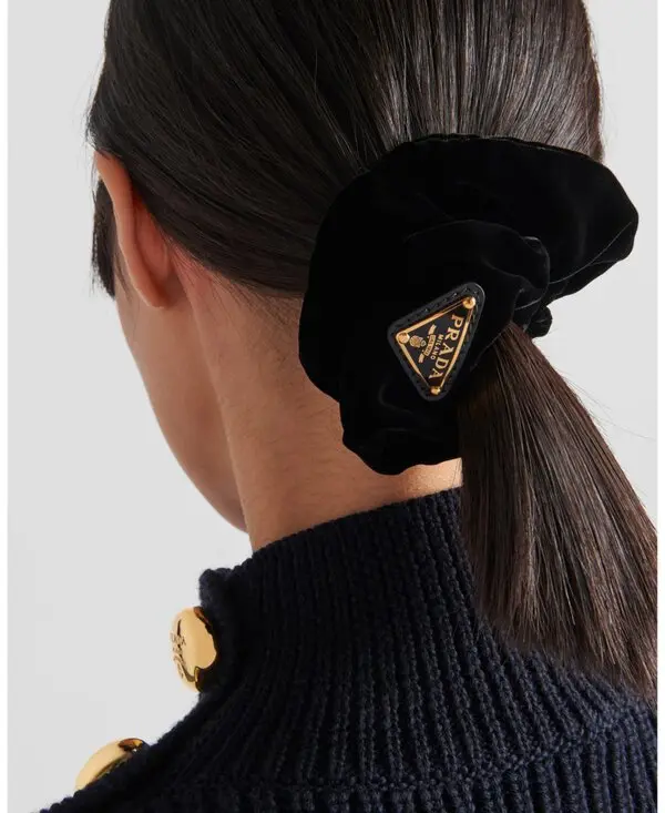 Prada Velvet Scrunchie
