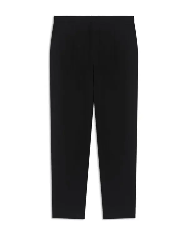 Emporio Armani Regular Fit Gabardine Trousers - Black