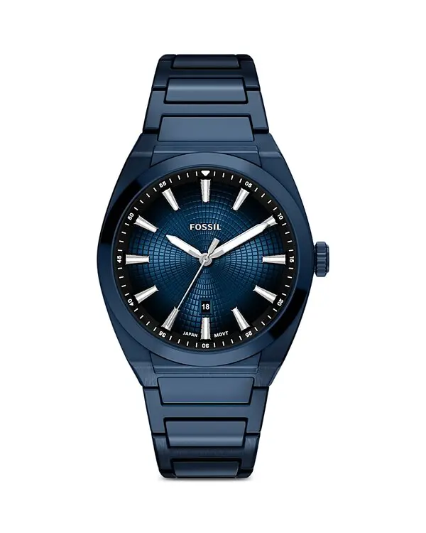 Fossil Everett 42mm Watch - Blue