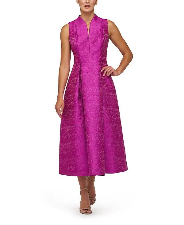 KAY UNGER Allegra Tea Length Dress