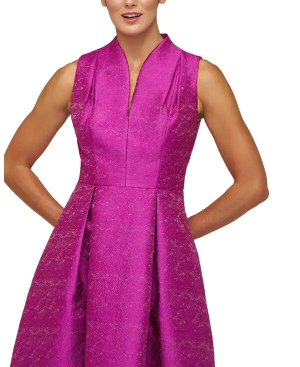 KAY UNGER Allegra Tea Length Dress