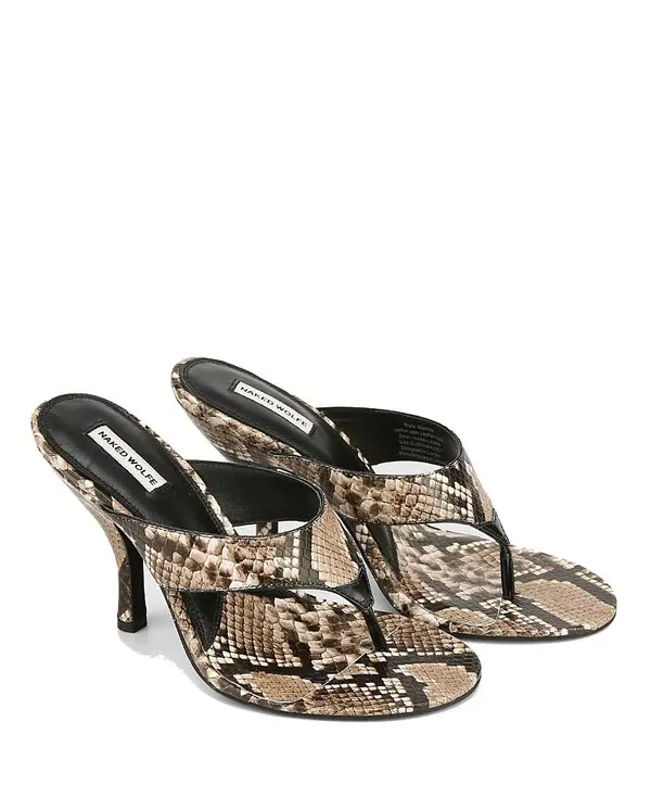 NAKED WOLFE Martine Heels - Beige