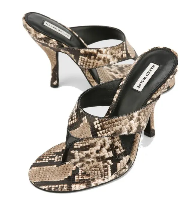 NAKED WOLFE Martine Heels - Beige