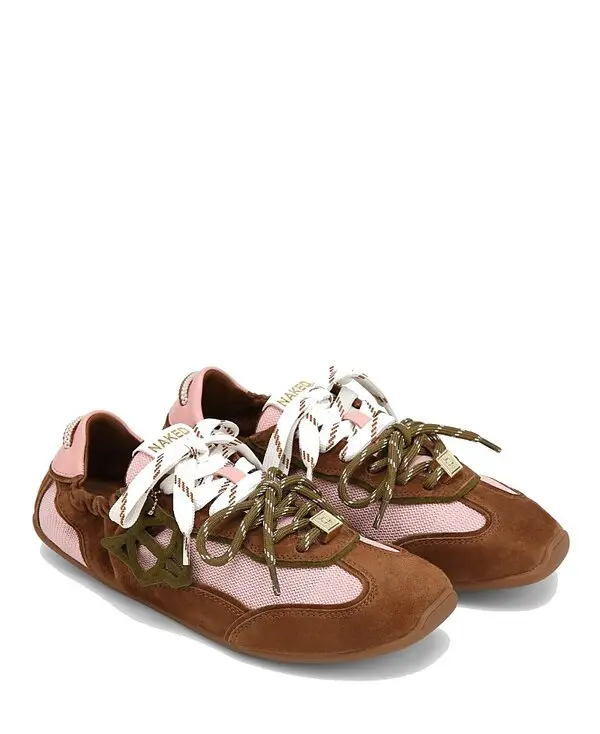 NAKED WOLFE Soul Lace-up Sneakers - Tan/pink