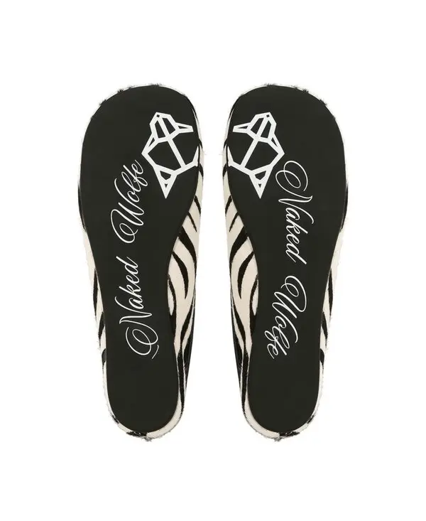 NAKED WOLFE Pippa Studded Ballet Flats