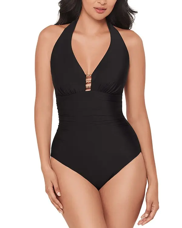 Miraclesuit Razzle Dazzle Theia One-piece Swimsuit - Black