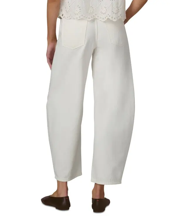 Joe's Jeans The Billie Crop Bow Leg Jeans - Milk