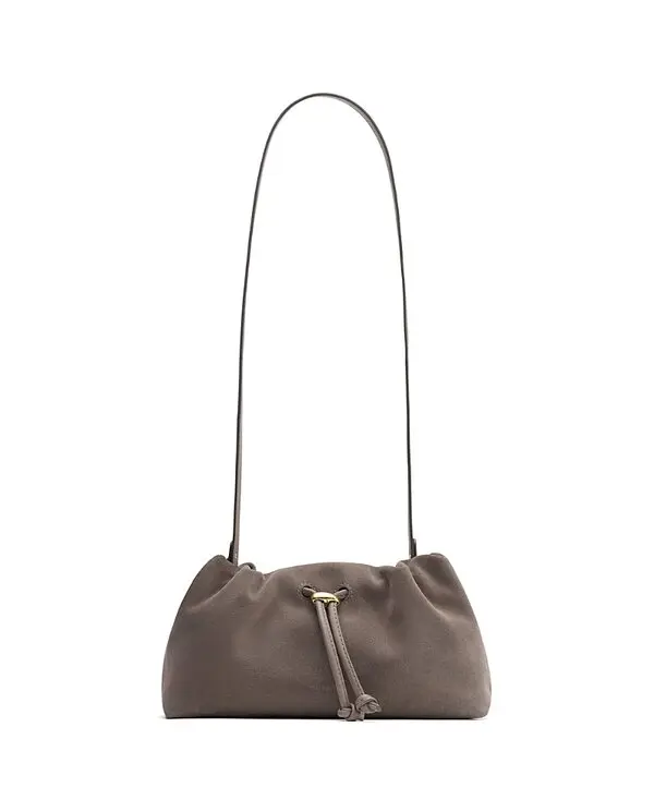 Cuyana Suede Mini Dia Bag - Clay