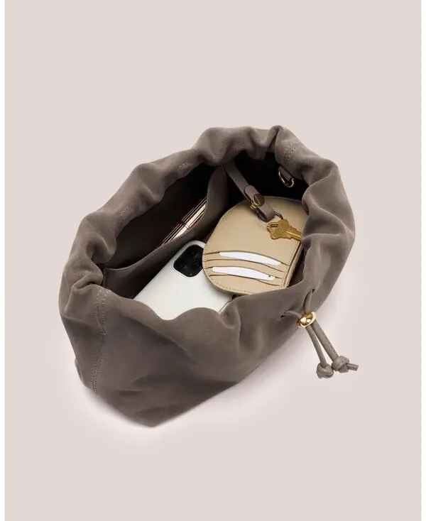 Cuyana Suede Mini Dia Bag - Clay