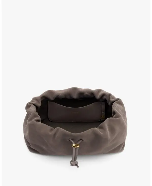 Cuyana Suede Mini Dia Bag - Clay