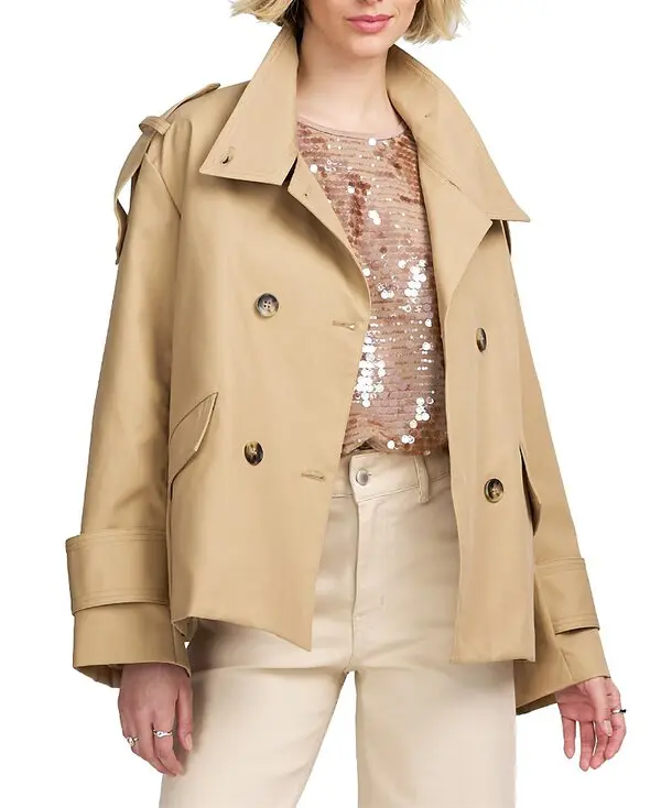 ELLE COLLECTION Cropped Trench