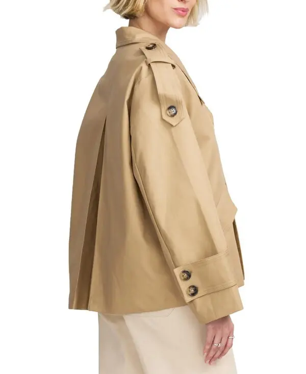 ELLE COLLECTION Cropped Trench