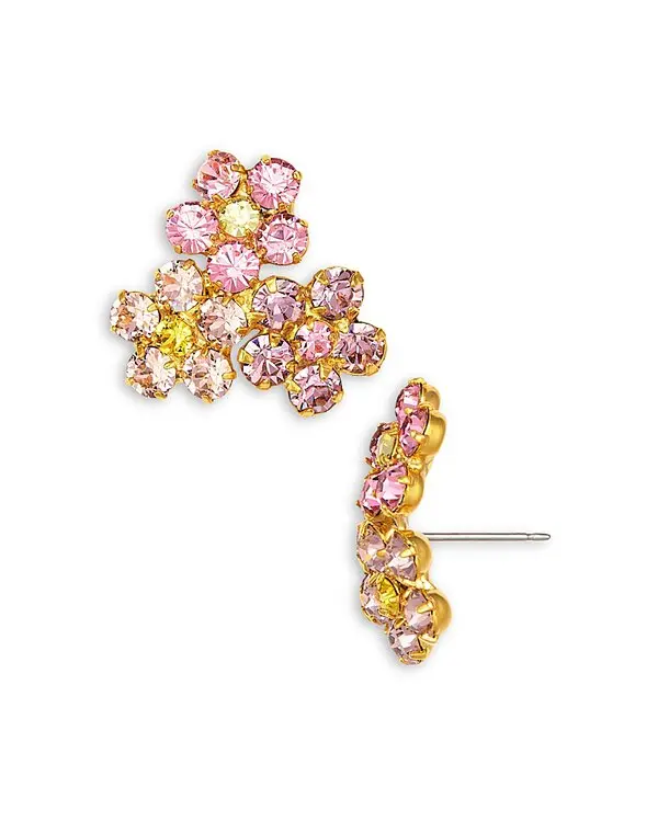 JENNIFER BEHR Violet Stud Earrings - Rose Multi