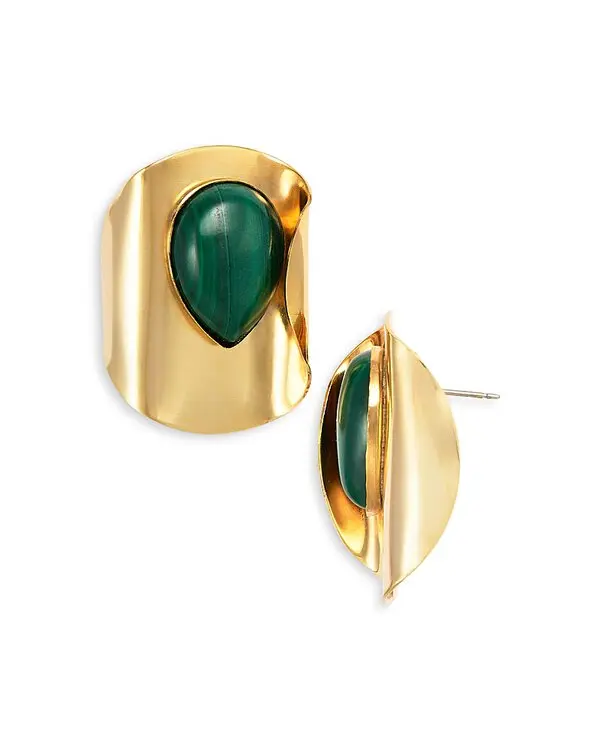 JENNIFER BEHR Keziah Earrings - Malachite