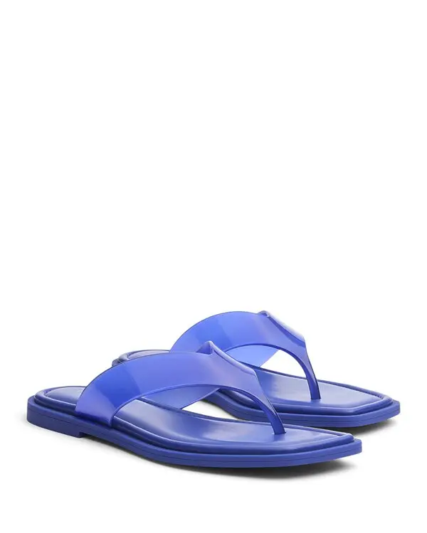 Rag & Bone Gracie Jelly Thong Sandals - Deep Blue
