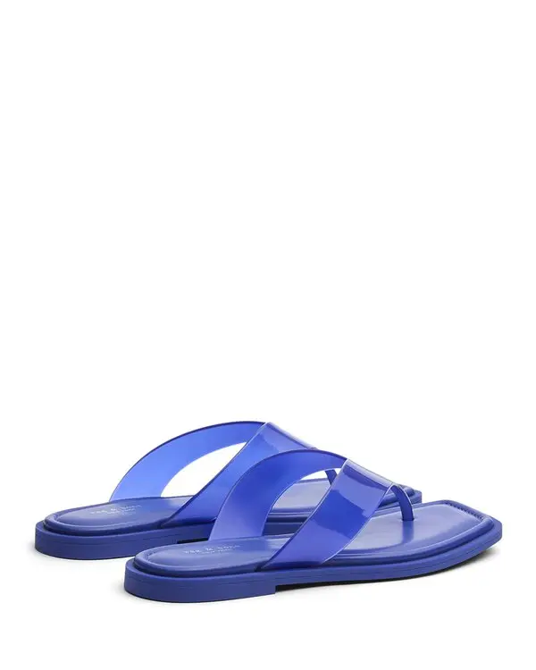 Rag & Bone Gracie Jelly Thong Sandals - Deep Blue