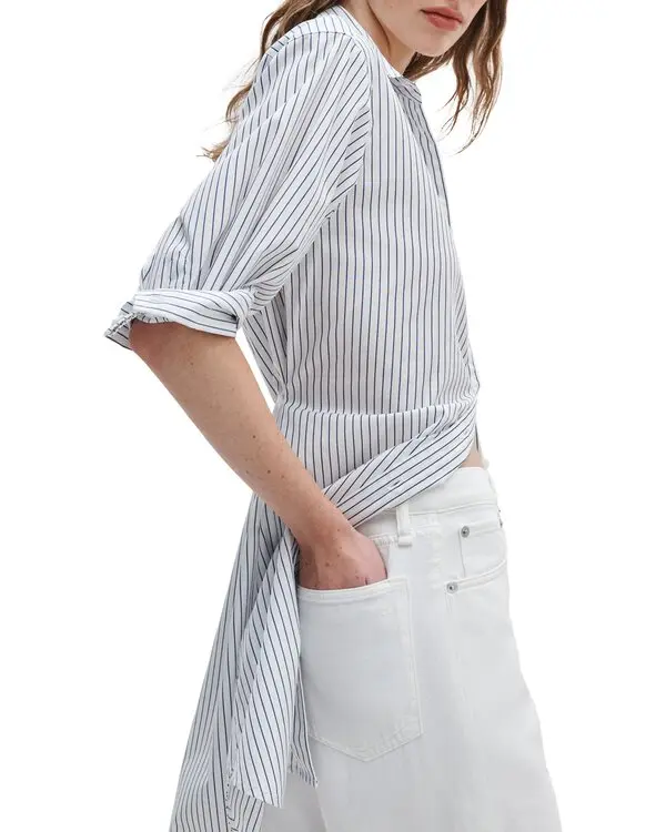 Rag & Bone Featherweight Andi High-rise Wide-leg Jeans - White