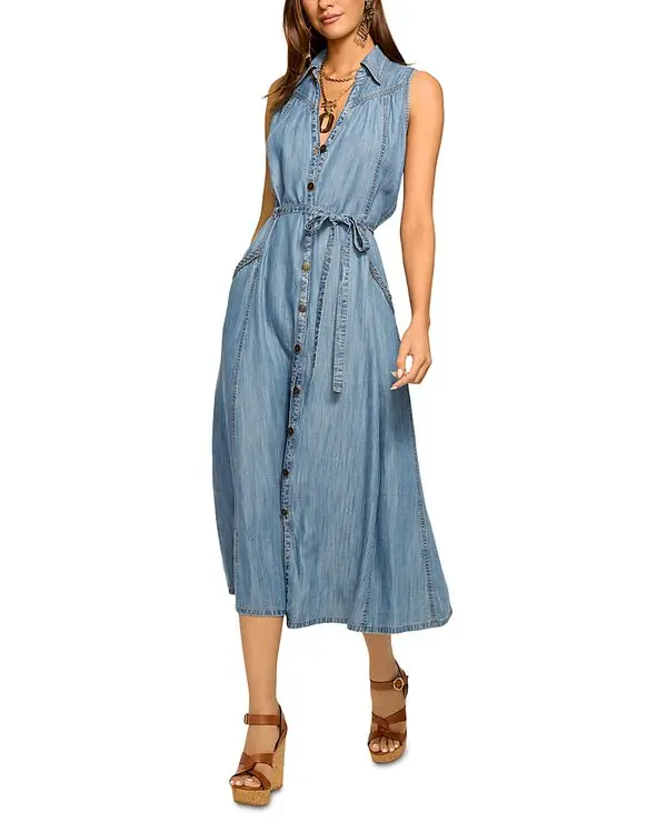 Ramy Brook Sleeveless Shirt Dress