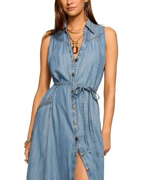 Ramy Brook Sleeveless Shirt Dress