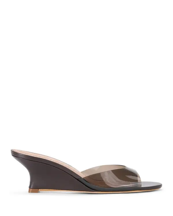 Staud Brigitte Wedge Sandals - Espresso