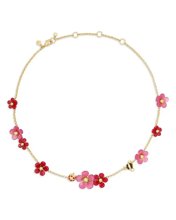 Kate Spade New York Flower Scatter Necklace - Red Multi