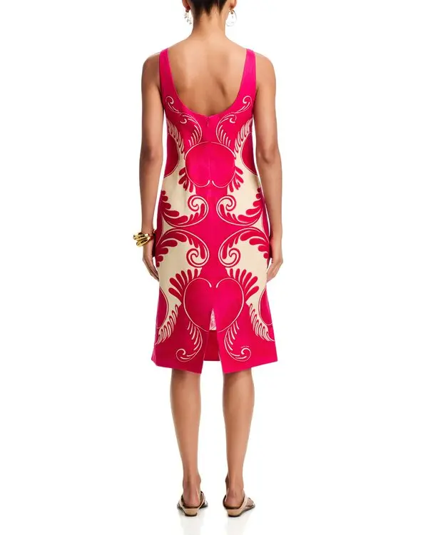 Farm Rio Spring Arabesque Midi Dress