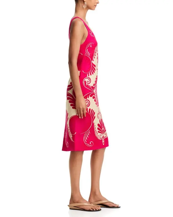 Farm Rio Spring Arabesque Midi Dress