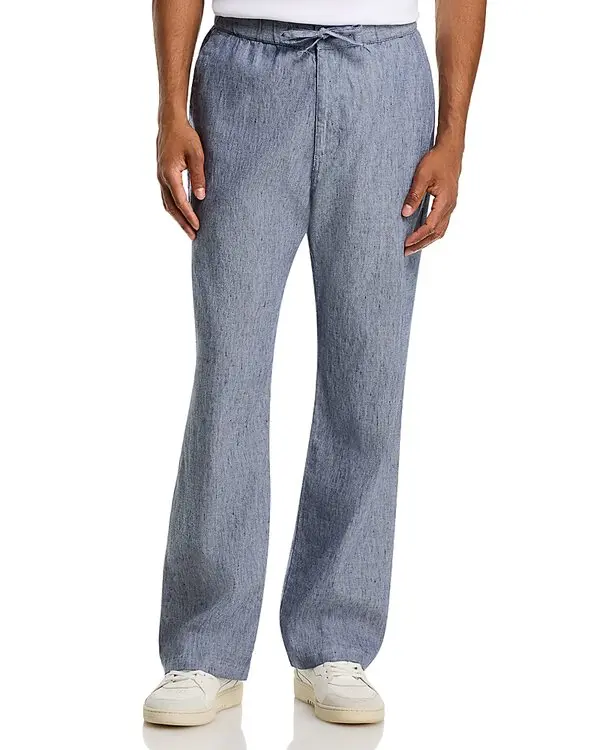 Michael Kors Linen Beach Pants - Midnight