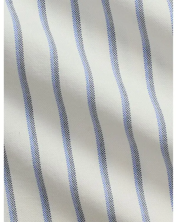 Polo Ralph Lauren Classic Fit Stripe Oxford Shirt - White/blue