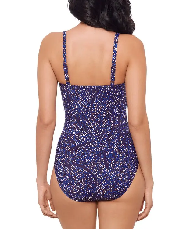 Miraclesuit Spotlight Starr One Piece Swimsuit - Plum Multi