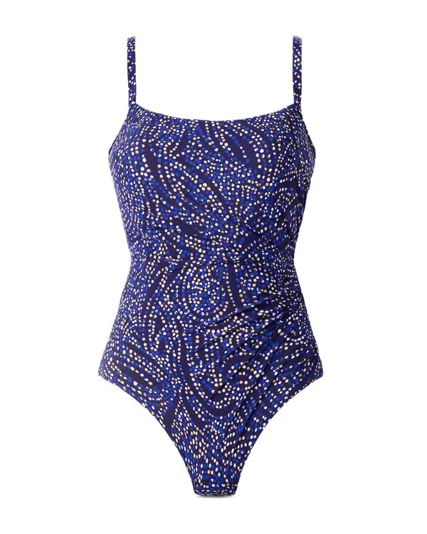 Miraclesuit Spotlight Starr One Piece Swimsuit - Plum Multi