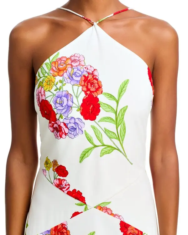 MILLY Leda Maxi Dress - White Multi
