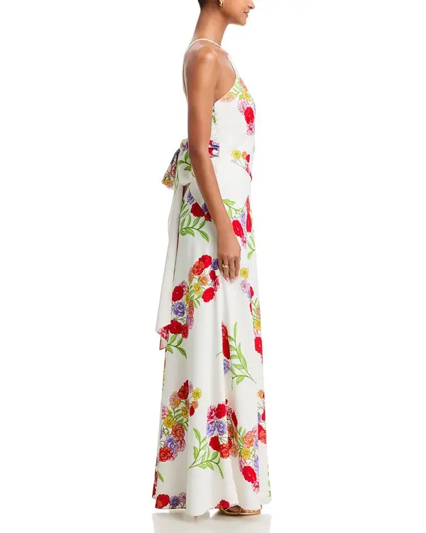 MILLY Leda Maxi Dress - White Multi