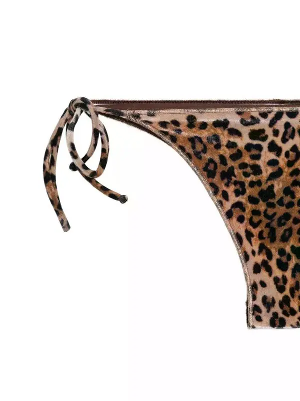 MC2 SAINT BARTH Marielle Leopard-pattern Bikini Bottom
