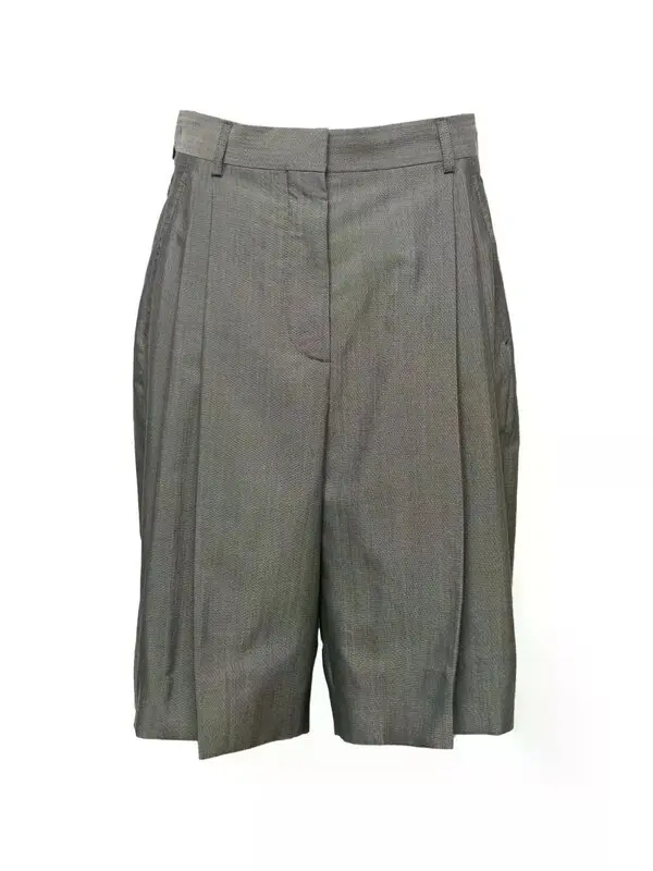 Stella McCartney Tailored Pleated Wide-leg Shorts