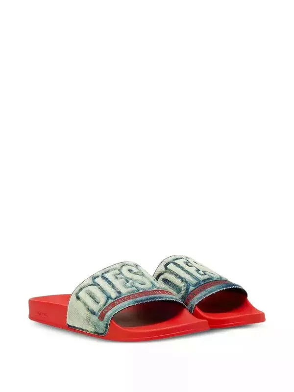 DIESEL® Denim Slides - Blue