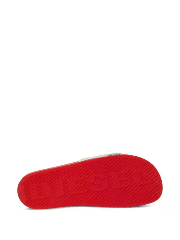 DIESEL® Denim Slides - Blue