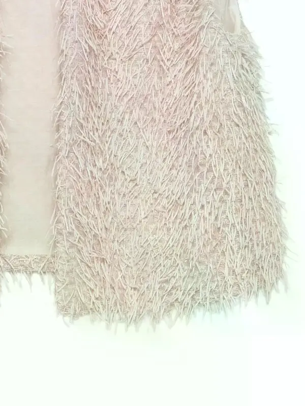 RAME Fringe-detail Sleeveless Jacket