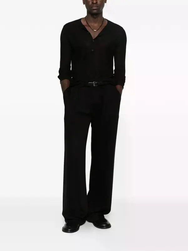 TATTICA Long-sleeve Buttoned Cardigan