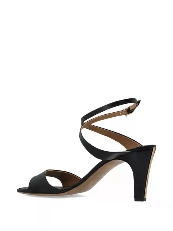 FERRAGAMO Teresy Crossover-strap Sandals - Black