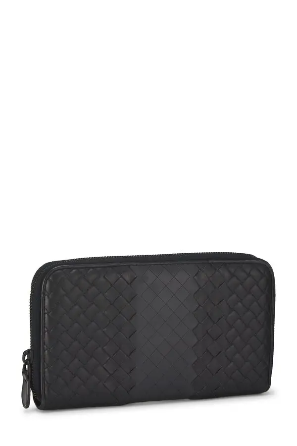 Bottega Veneta Intrecciato Zip Around Wallet