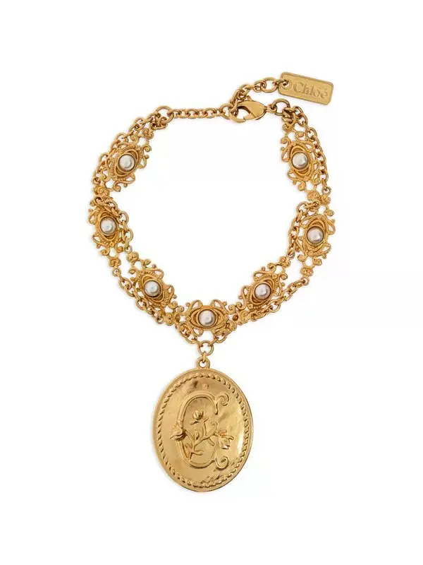 Chloé Château Treasures Medallion-pendant Bracelet - Gold