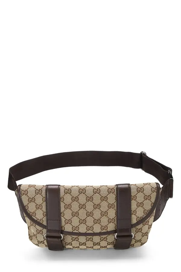 Gucci Original Gg Double Strap Waist Pouch